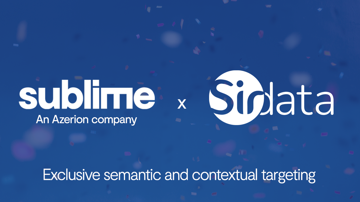 Sublime Reinforces its Analysis and Contextual Semantic Targeting ...