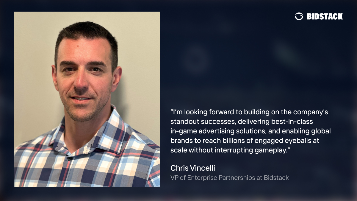 Chris Vincelli Joins Bidstack as VP of Enterprise Partnerships ...